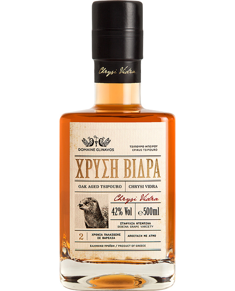Τσίπουρο Ηπείρου Παλαιωμένο ΧΡΥΣΗ ΒΙΔΡΑ 0.5lt - 42%vol | okka.gr